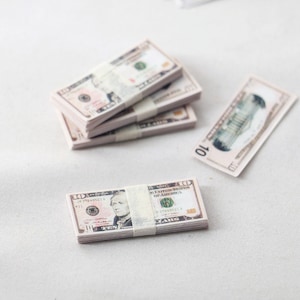 15 Mini Dollar Bills for 1 Dollar Mini Dollar Store Cute Fake Dollar ...