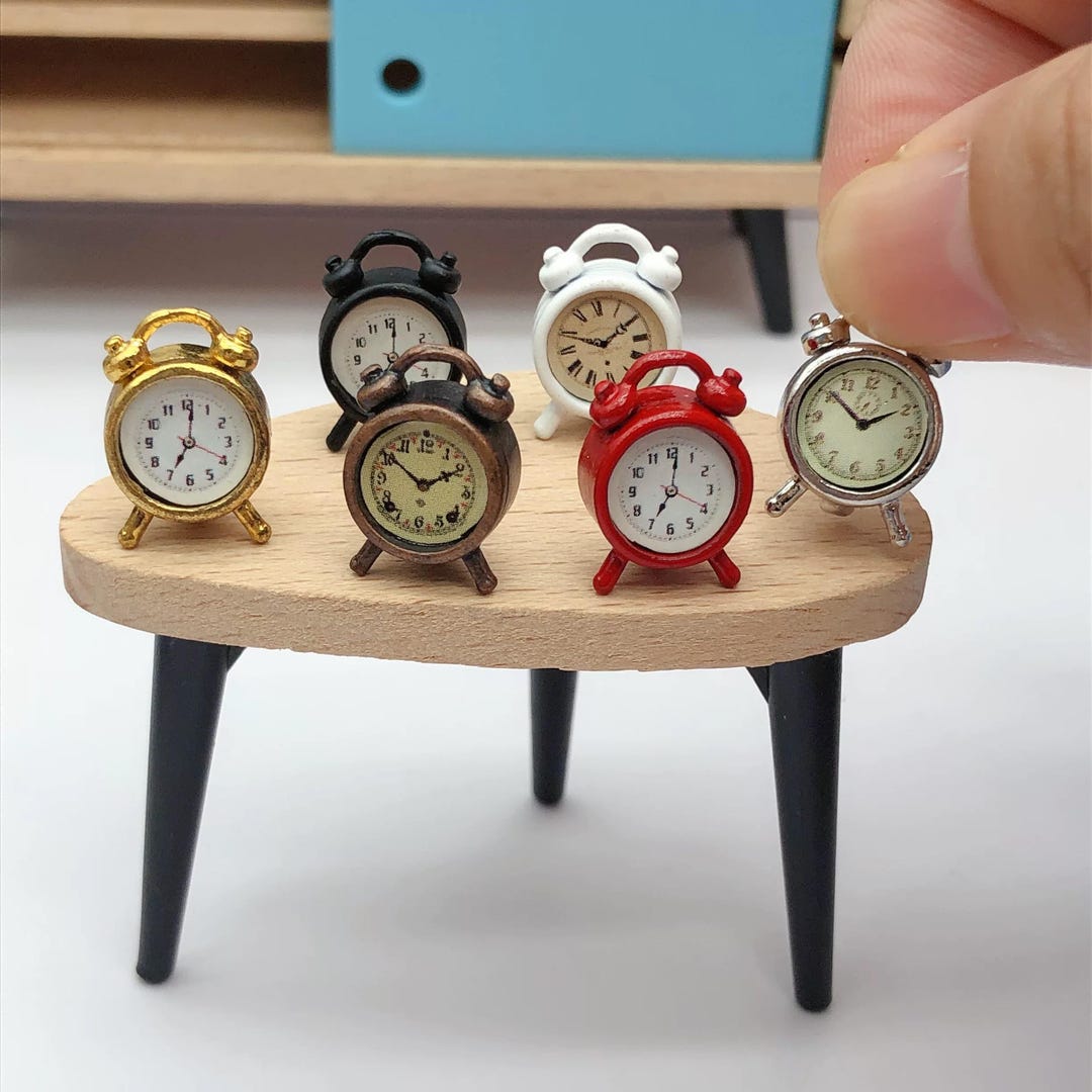 Miniature Alarm Clock Mini Clock for Dollhouses NOT Working Miniature ...