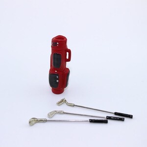 Miniature Golf Clubs Set With Holder Miniature Sports Supplies for ...