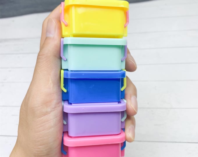 Miniature Storage Boxes With Lock Lids Miniature Organization ...