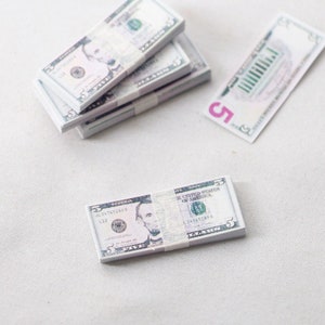 15 Mini Dollar Bills for 1 Dollar Mini Dollar Store Cute Fake Dollar ...