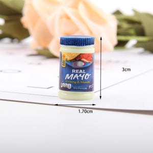 Mini Peanut Butter Mayo Mini Mayonnaise Fake Condiment Mini Jar Food ...
