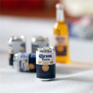5pcs Set Mini Dollar Store Super Cute Miniature Fake Beer Cans ...