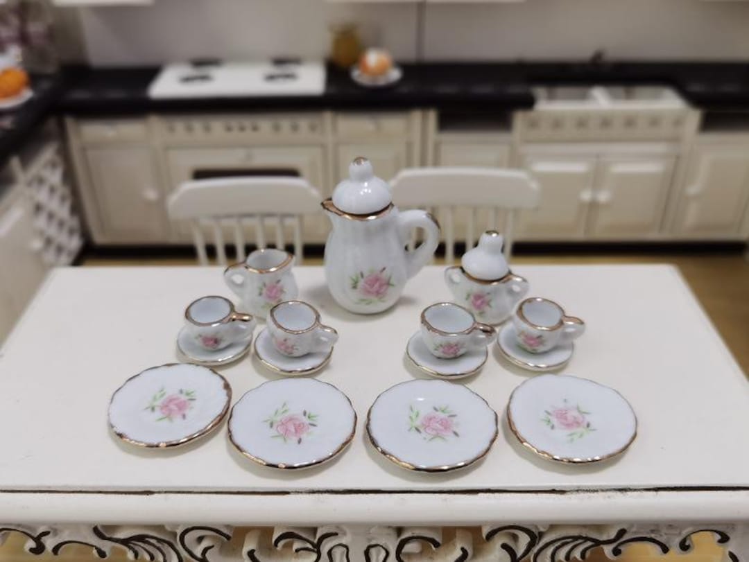 15pcs Set Super Cute Mini Porcelain Tea Cup Set Ceramic Teapot Set ...