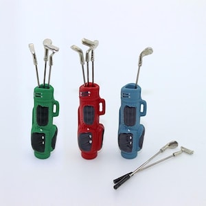 Miniature Golf Clubs Set With Holder Miniature Sports Supplies for ...