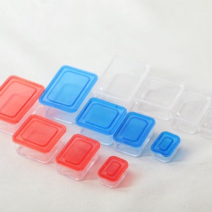 4pcs Set Cute Miniature Food Containers With Lids Mini Tiny Storage ...
