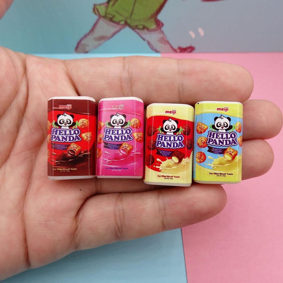 Miniature Hello Panda Chocolate Cookie Miniature Snacks Mini Kitchen ...