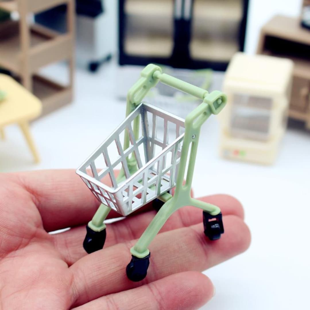 Mini Dollar Store Super Cute Realistic Mini Shopping Cart for ...