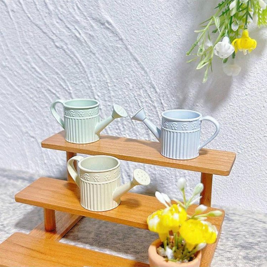 Miniature Watering Can for Miniature Plants Mini Watering Can for Dolls ...