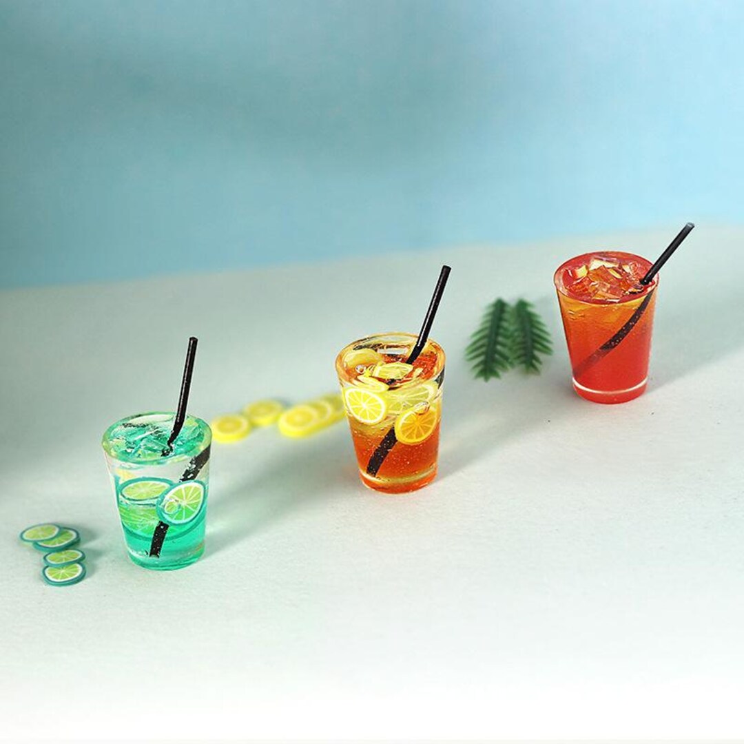 Super Cute Mini Lemon Ice Tea Drinks Mini Lemonade Mini Ice Tea With ...