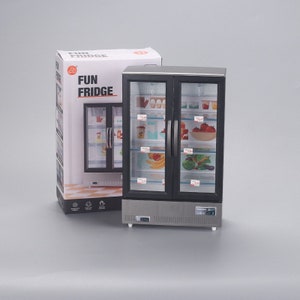 Super Cute Realistic Mini Two Door Refrigerator With Sound and Music ...