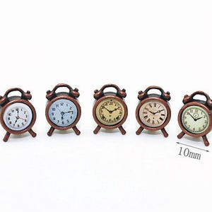 Miniature Alarm Clock Mini Clock for Dollhouses NOT Working Miniature ...