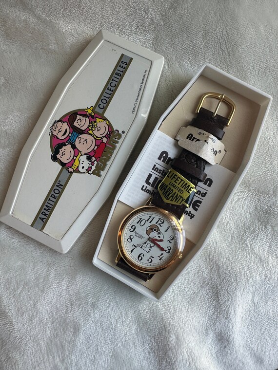 RARE SNOOPY Red Baron Peanuts wristwatch Brand New In… - Gem