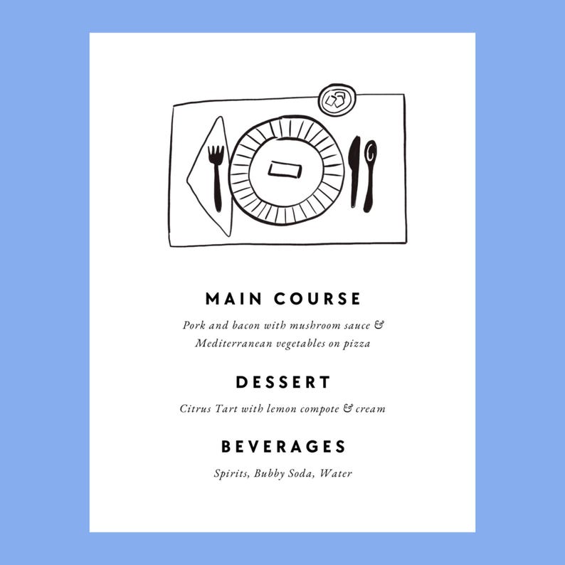 Place Settings Drawing, Hand-drawn Place Setting Line Art PNG ...
