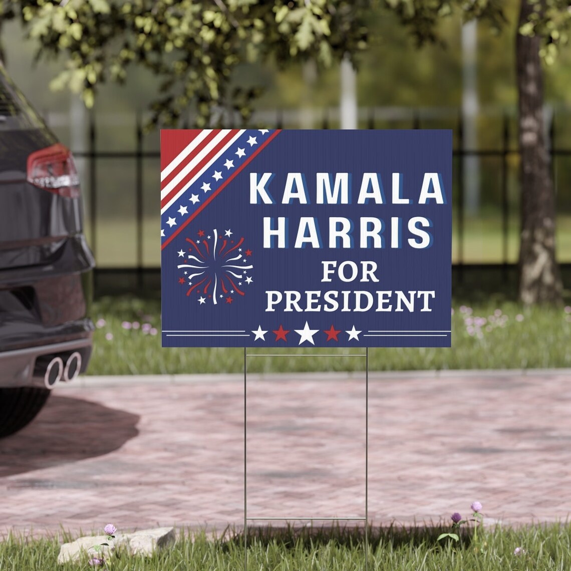 Kamala Harris for 24 President Yard Sign, 24 Presidential Campaign Sign ...