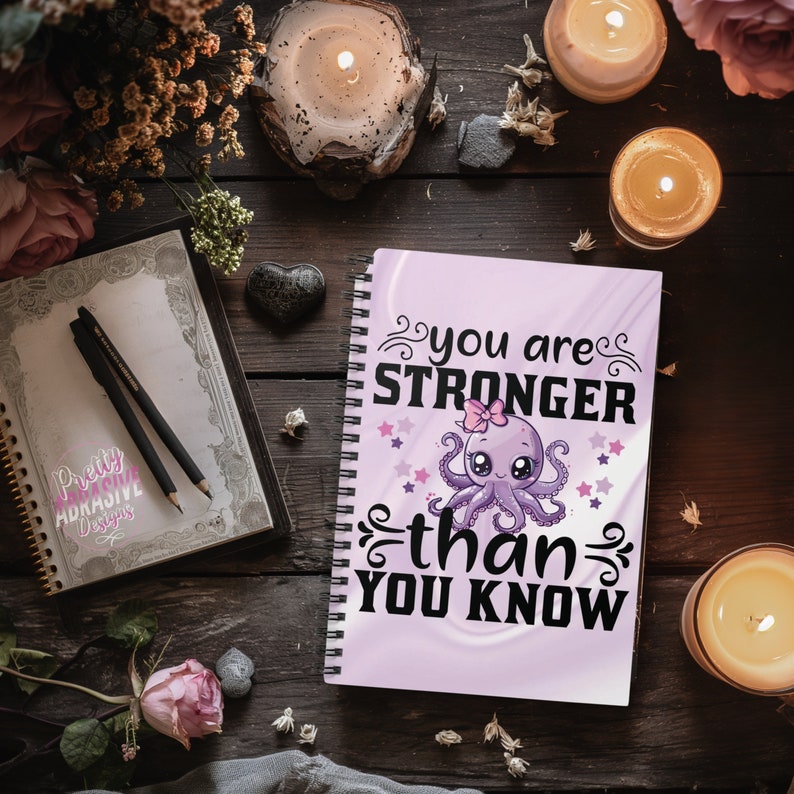 ON-SALE Purple You Are Strong Spiral 6x8 Notebook, Inspirational ...