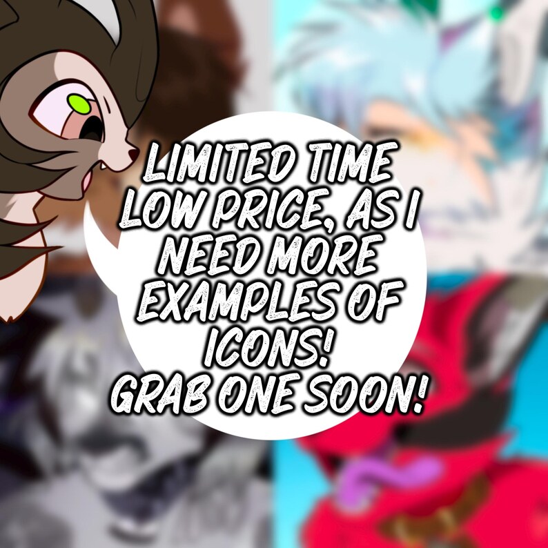 Furry Icon Headshot Commissions - Etsy