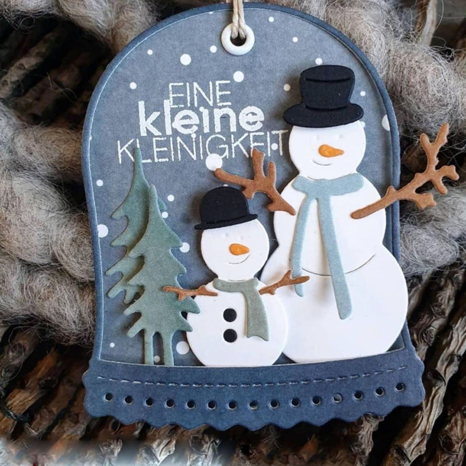 Snowman Metal Cutting Dies Christmas Gnome Die Cuts for Card Making DIY ...