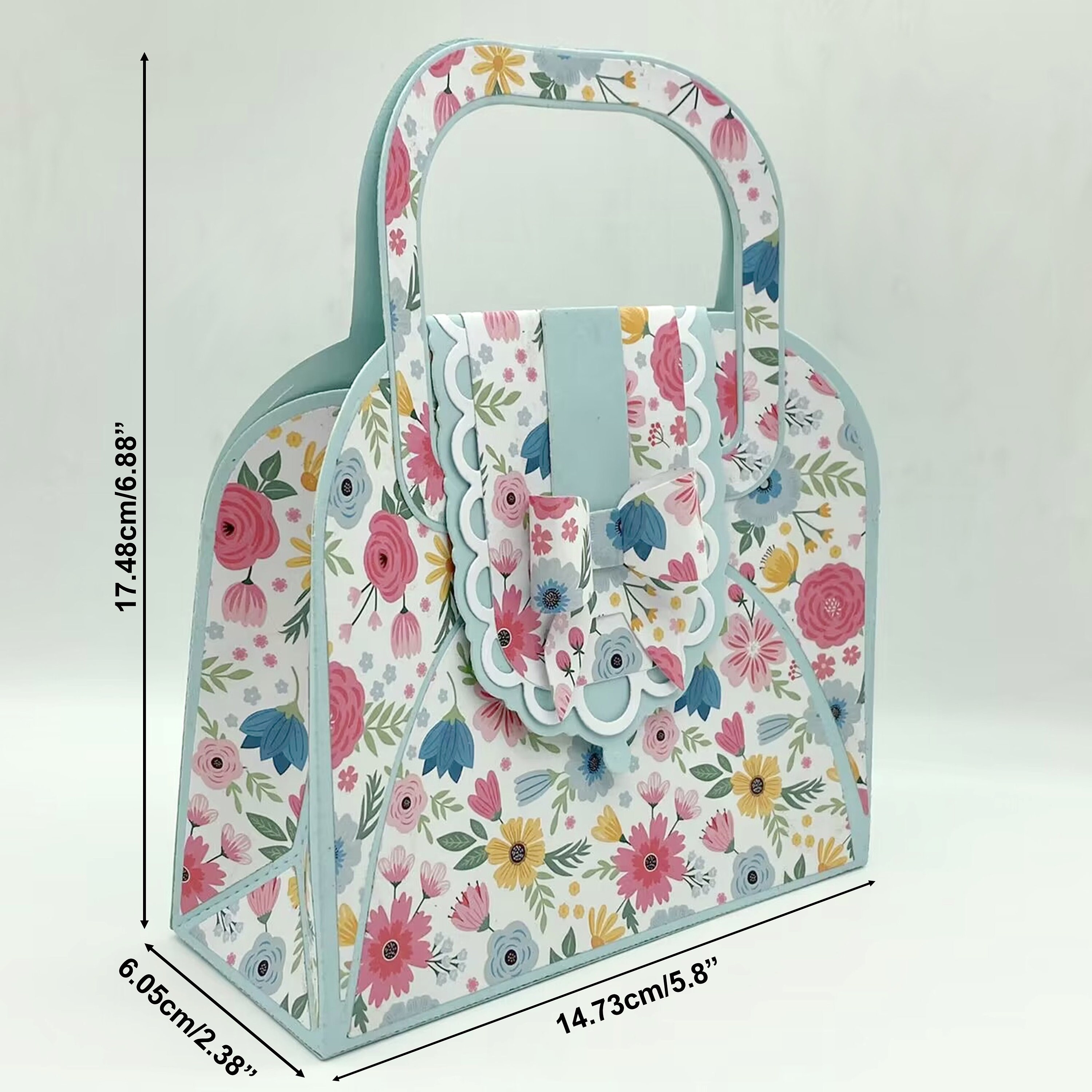 3D Handbag Metal Cutting Die Women’s Tote Bag Die-cut Set Scrapbook ...