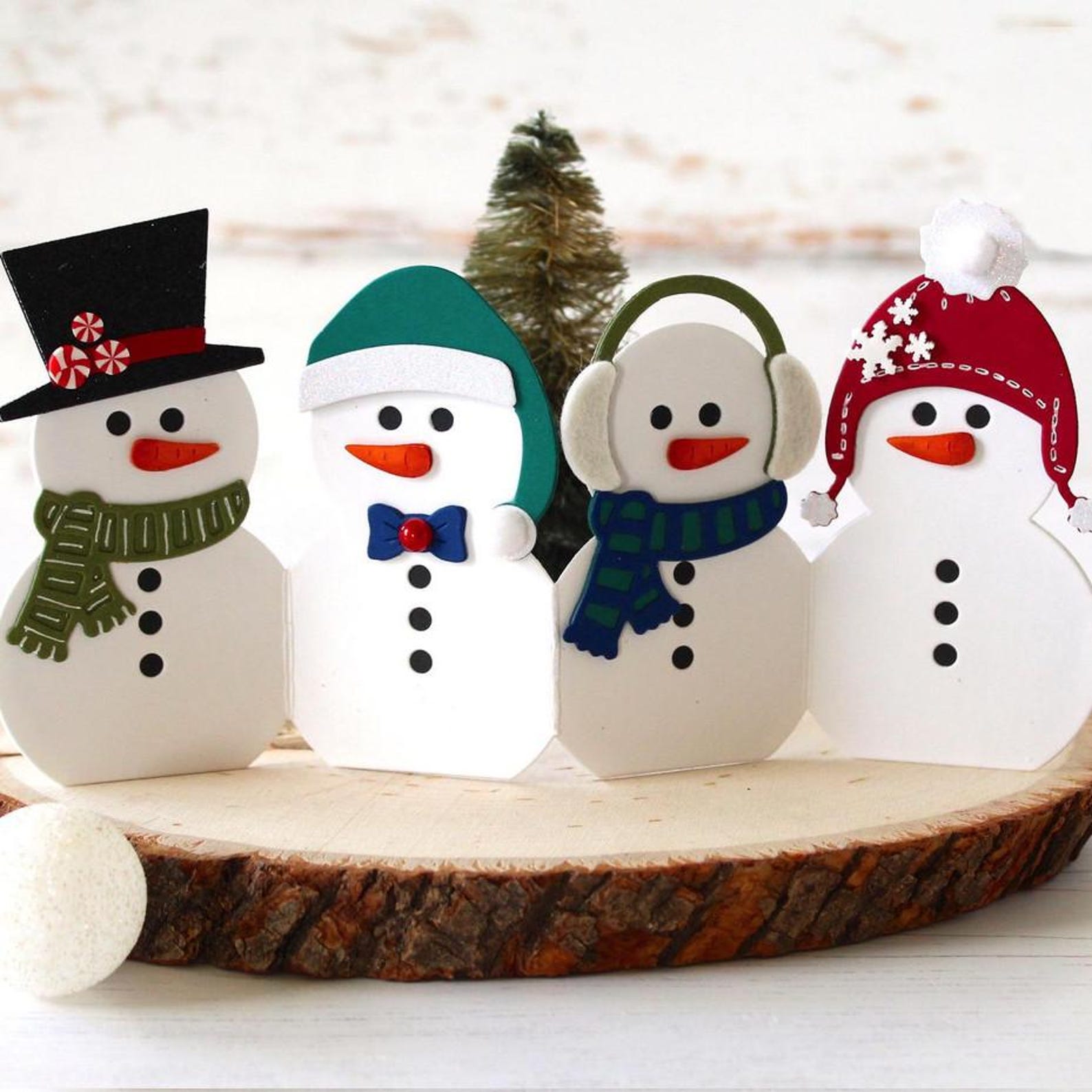 Snowman Metal Cutting Dies Christmas Gnome Die Cuts for Card Making DIY ...