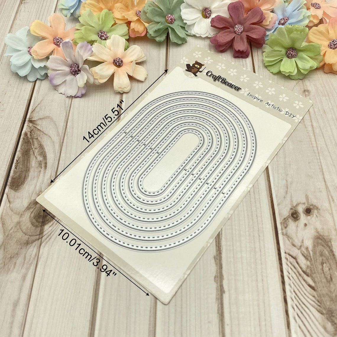 Multi-layered Geometirc Pattern Frame Metal Cutting Die Circle Rhombus ...