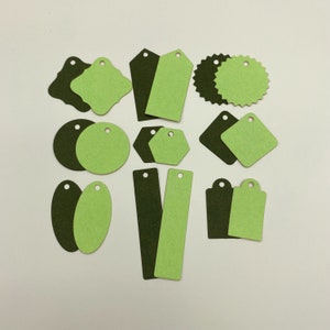 9pcs Gift Tag Label Metal Cutting Dies With Holes Frame Die-cut Set ...