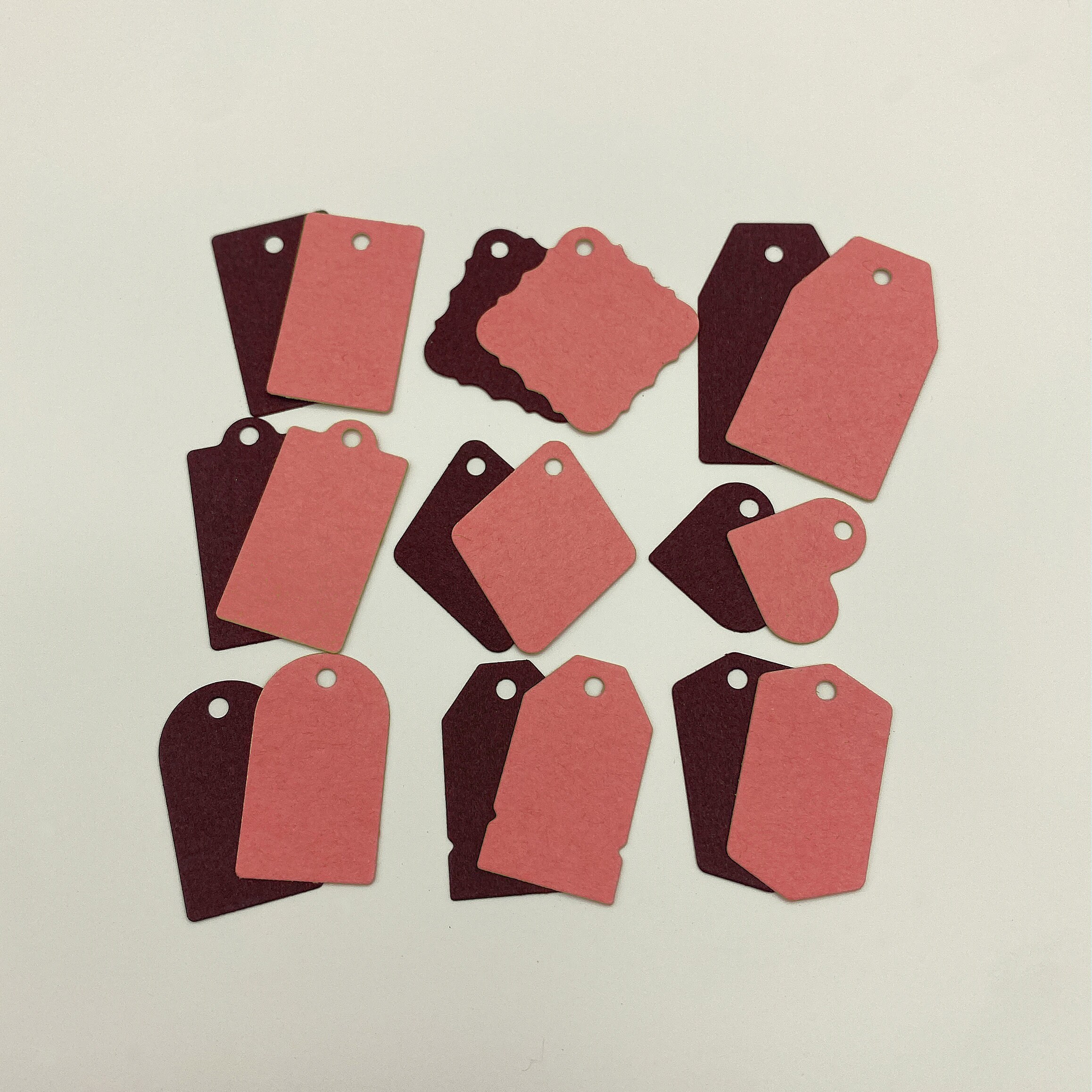9pcs Gift Tag Label Metal Cutting Dies With Holes Frame Die-cut Set ...