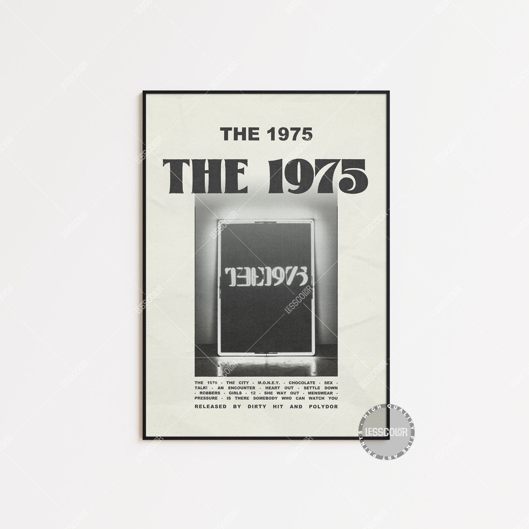 The 1975 Posters / the 1975 Poster, Album Cover Poster, Poster Print ...