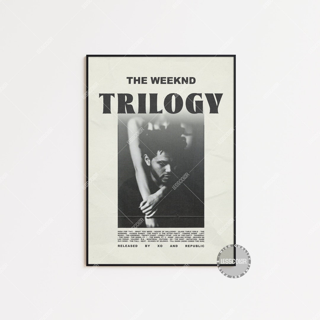 The Weeknd Posters / Trilogy Poster / the Weeknd, Trilogy, Album Cover ...