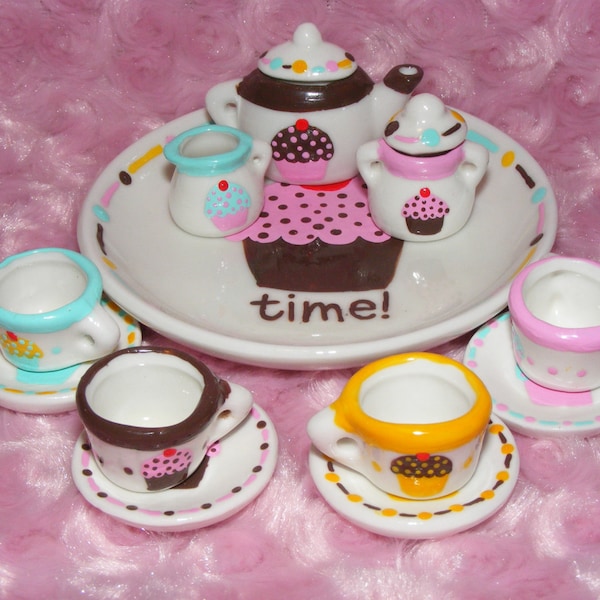 Miniature Tea Set - Etsy
