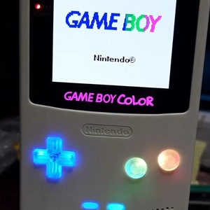 Custom Rechargeable Gameboy Color With OLED Screen - Etsy
