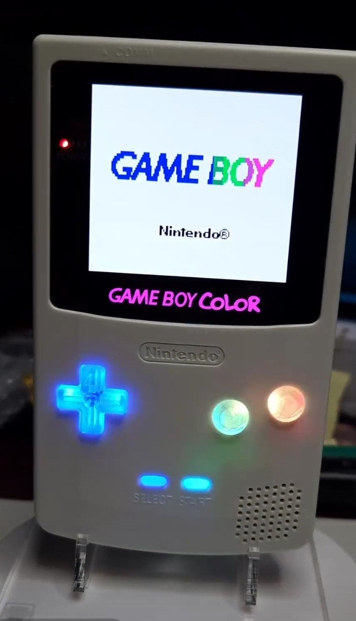 Custom Rechargeable Gameboy Color With OLED Screen - Etsy