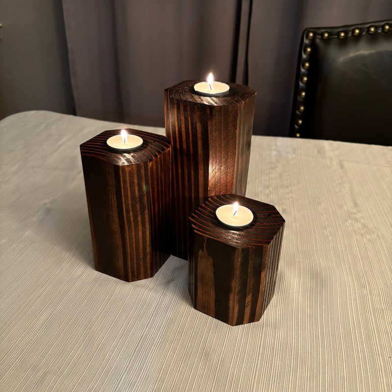 Rustic Tea Light - Etsy
