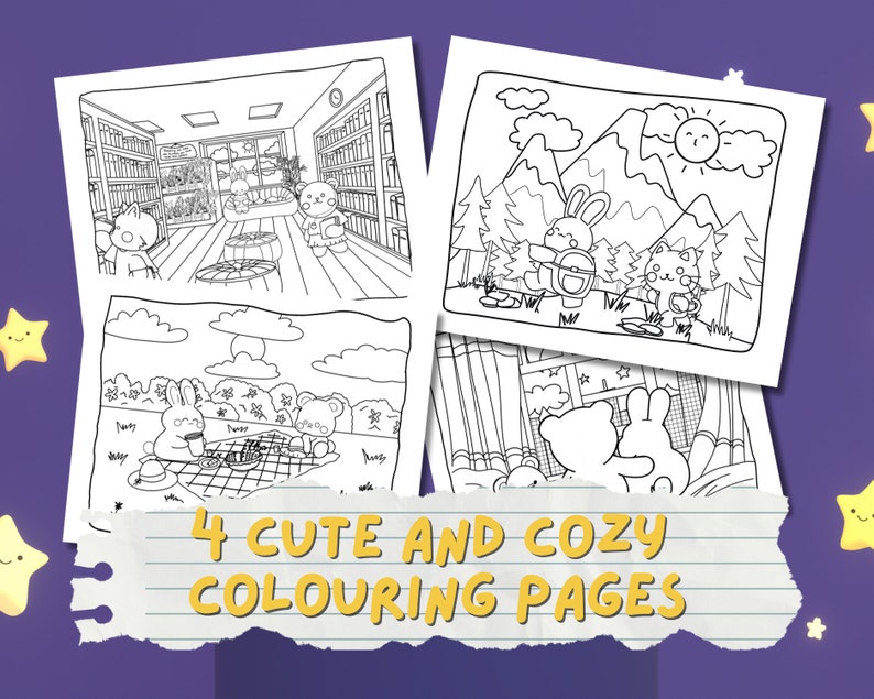 Cute and Cozy Colouring Pages | Cute Colouring Pages | Cozy Colouring ...