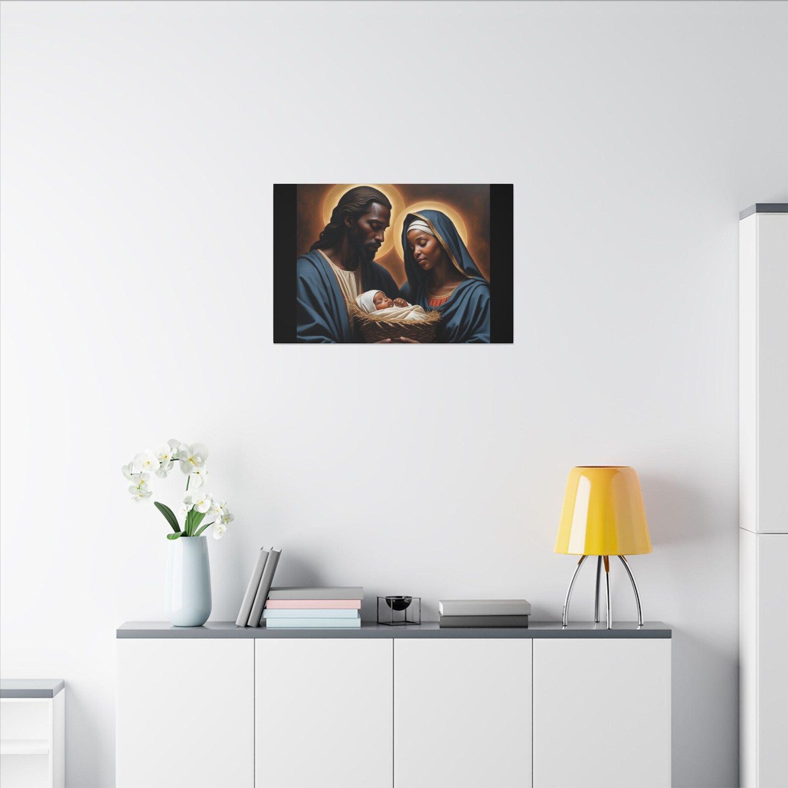 Sacred Family Canvas Print: Holy Family Portrait - Etsy