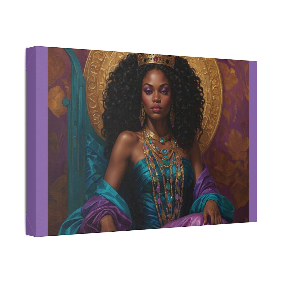 Regal Majesty- the Queen of Sheba on Her Throne - Etsy