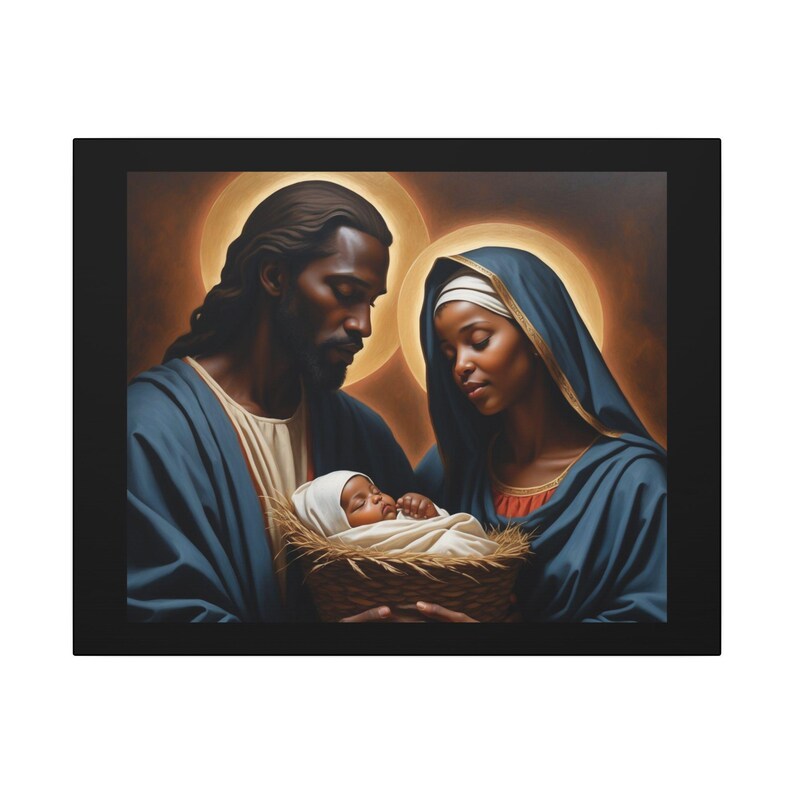 Sacred Family Canvas Print: Holy Family Portrait - Etsy