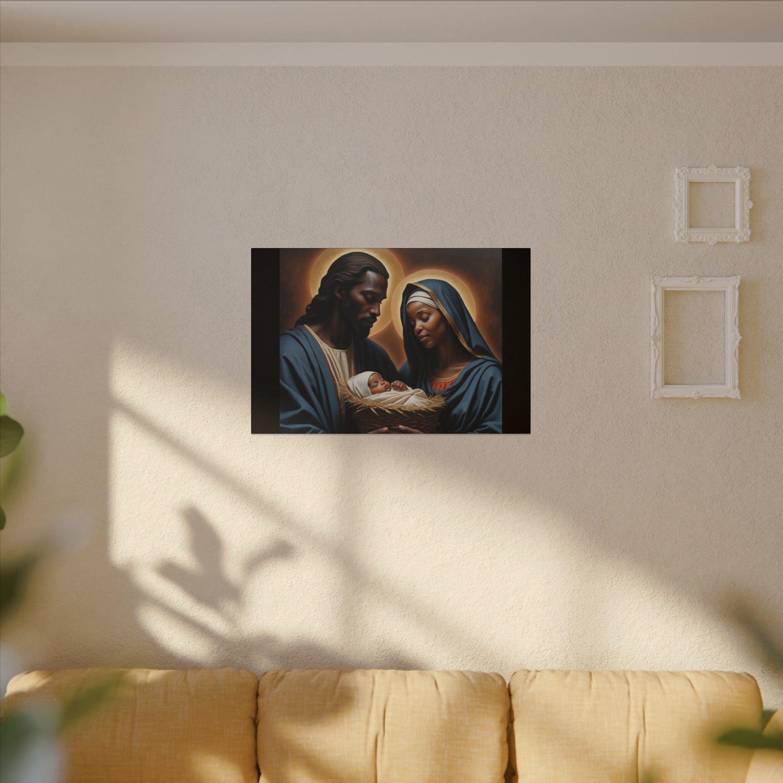 Sacred Family Canvas Print: Holy Family Portrait - Etsy