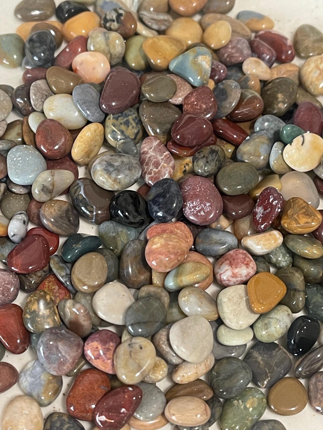 2 Oz Tumbled Stones Mix Rocks Assorted Lot Natural Stones Rocks ...