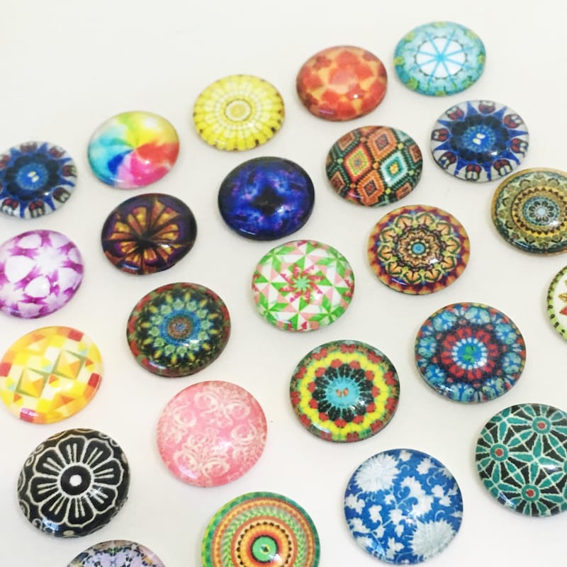 Round Colored Magnets - Etsy