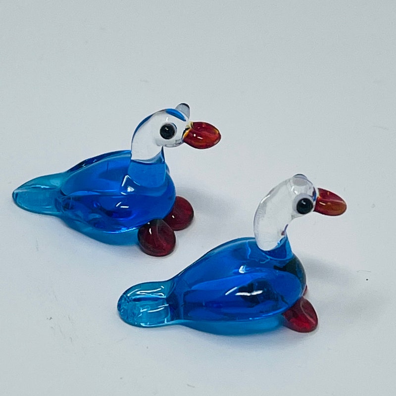 Mini Glass Ducks - Etsy