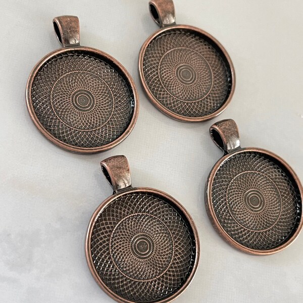 Antique Copper Bezel - Etsy