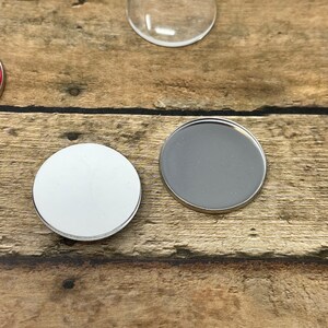 DIY Kit 20 MAGNETS Kit Bezels Glass Magnets Easy & Fun Stainless Gift ...