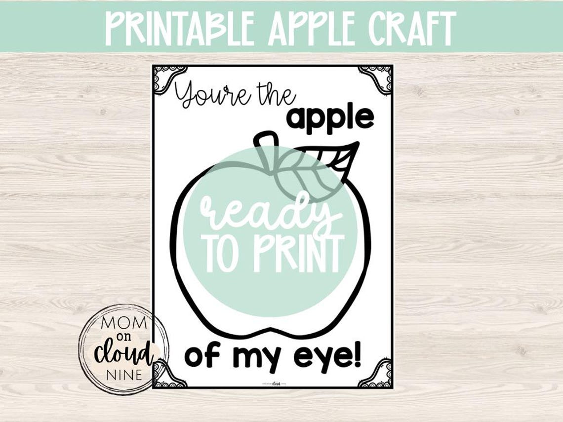 Apple Craft for Toddlers | Apple Fine Motor Activities | You Are the ...