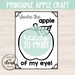 Apple Craft for Toddlers | Apple Fine Motor Activities | You Are the ...