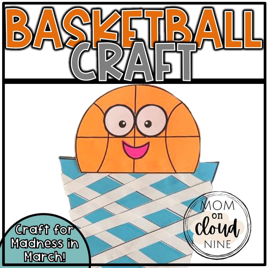 Basketball Craft | Basketball Crafts for Preschoolers + Toddlers ...