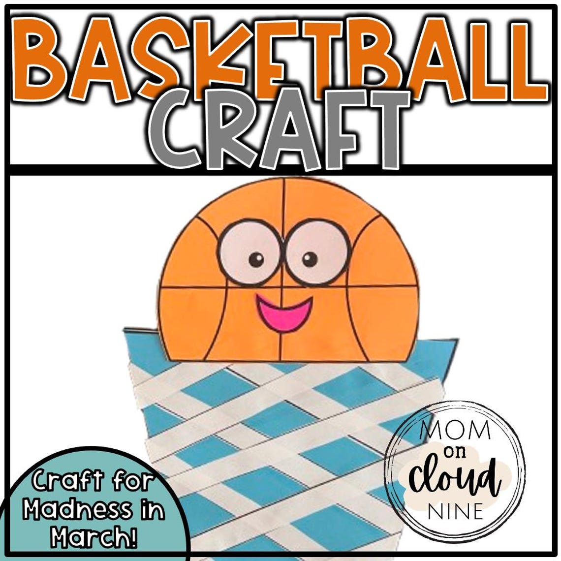 Basketball Craft | Basketball Crafts for Preschoolers + Toddlers ...