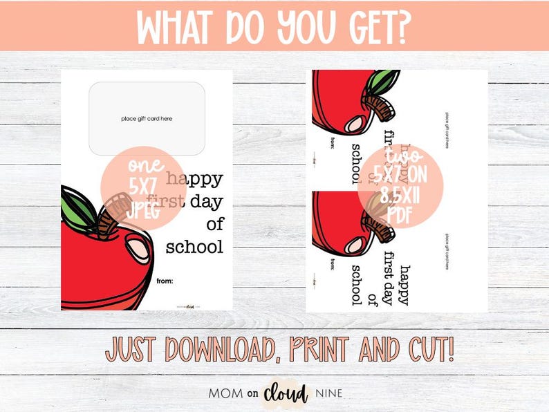 Gift for the First Day of School | First Day of School Teacher Gifts ...