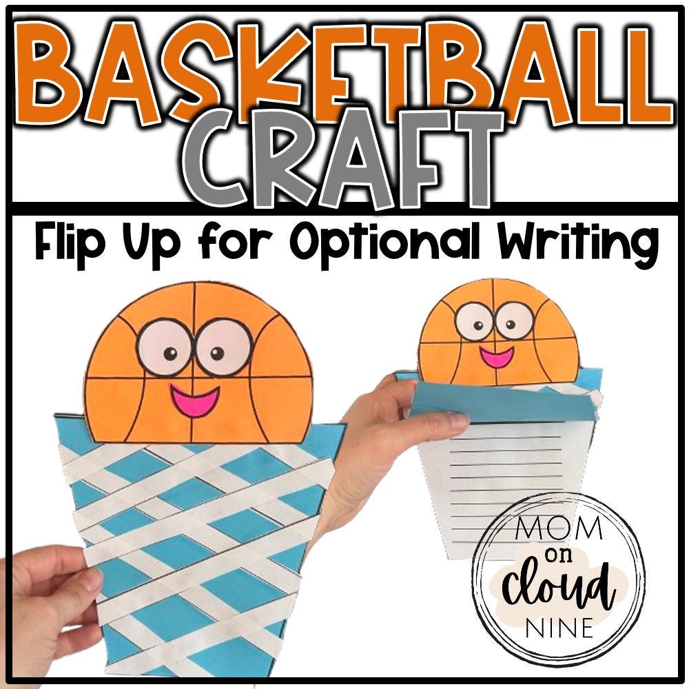 Basketball Craft | Basketball Crafts for Preschoolers + Toddlers ...