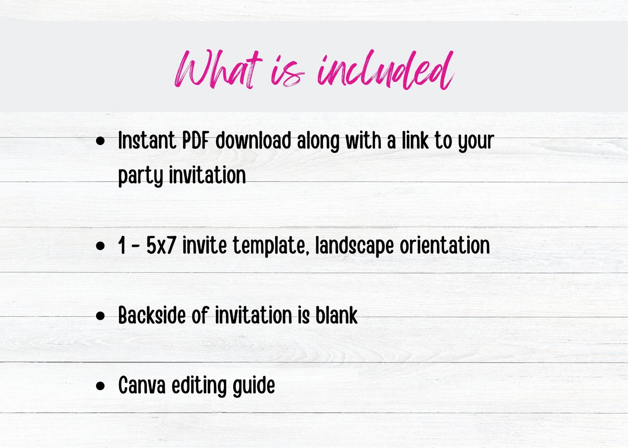 Kitty Pool Party Invite, Editable Kitty Birthday Invite, Kitty Swim ...